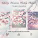 Cherry Blossom Floral Planner Bundle | Weekly, Daily & Monthly PDF ...