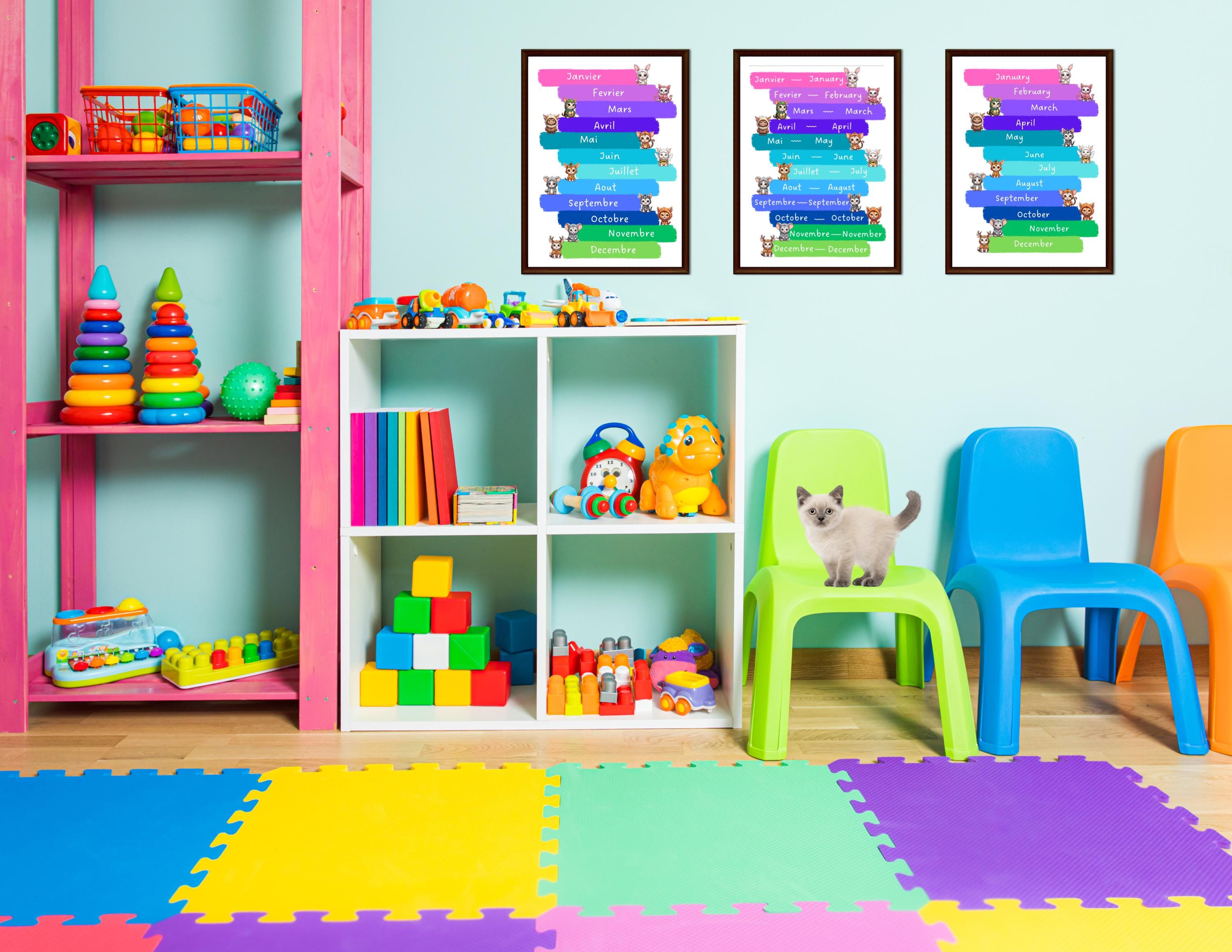 Printable Bilingual French-english Educational Posters | Homeschool ...