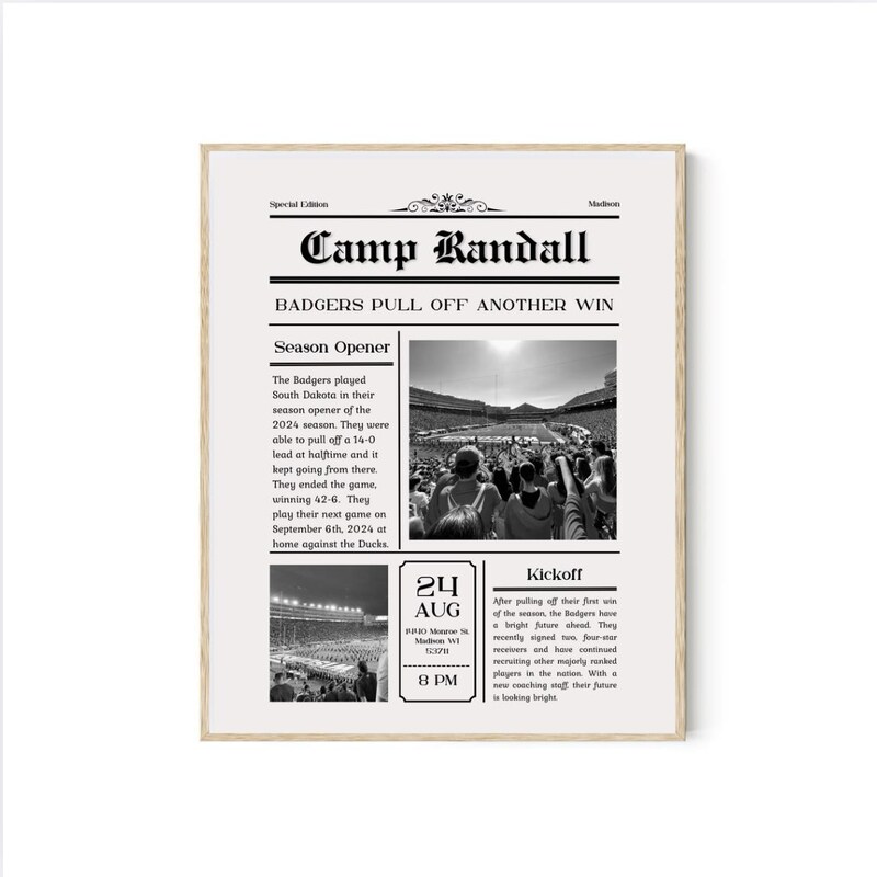 Camp Randall - Etsy
