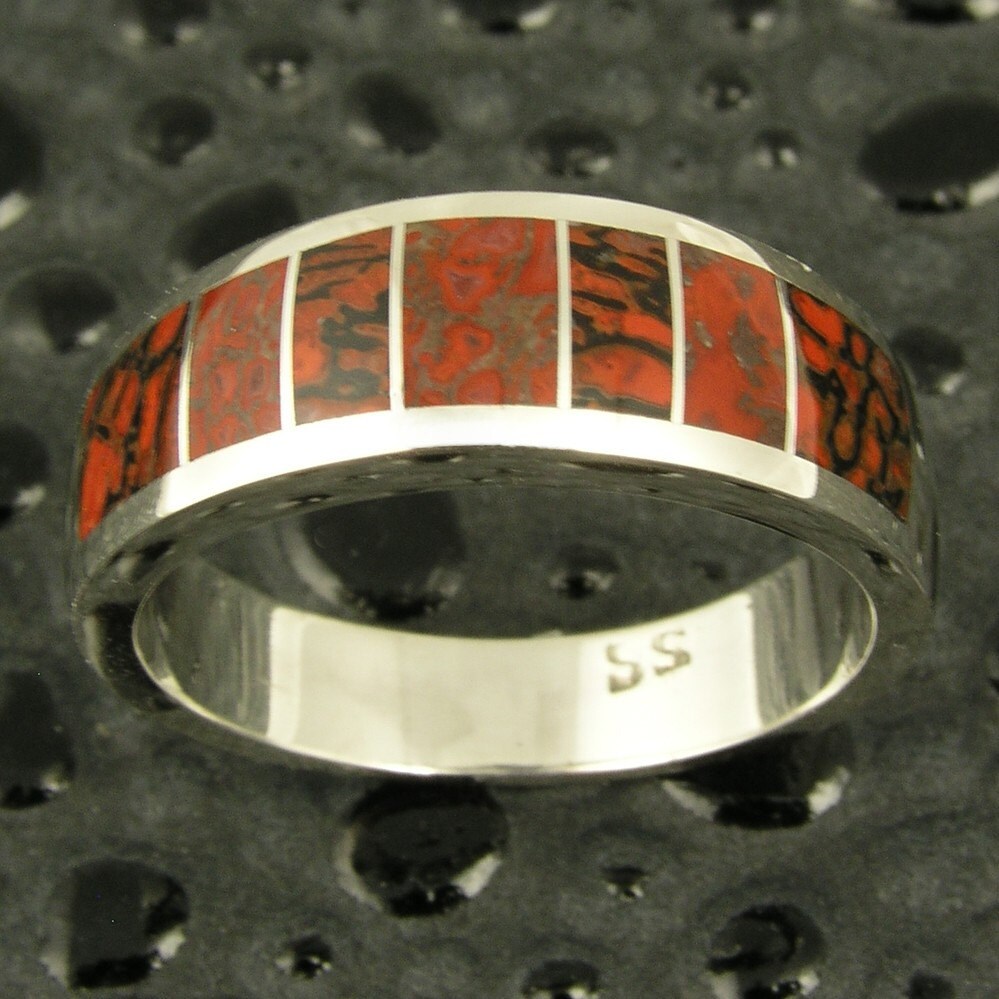 Dinosaur Bone Ring Handmade in Sterling Silver by Hileman - Etsy