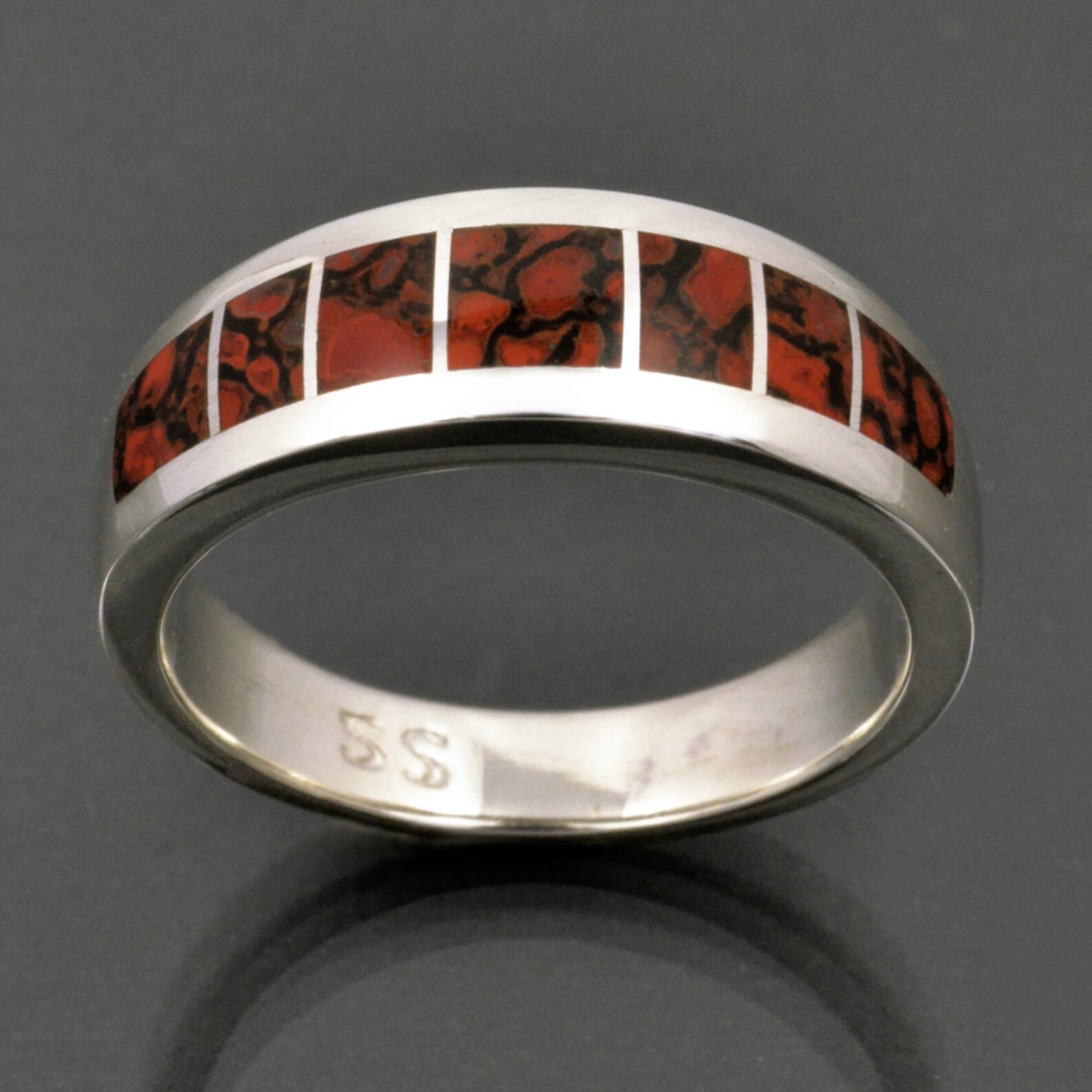 Dinosaur Bone Ring in Sterling Silver Dinosaur Bone Wedding | Etsy