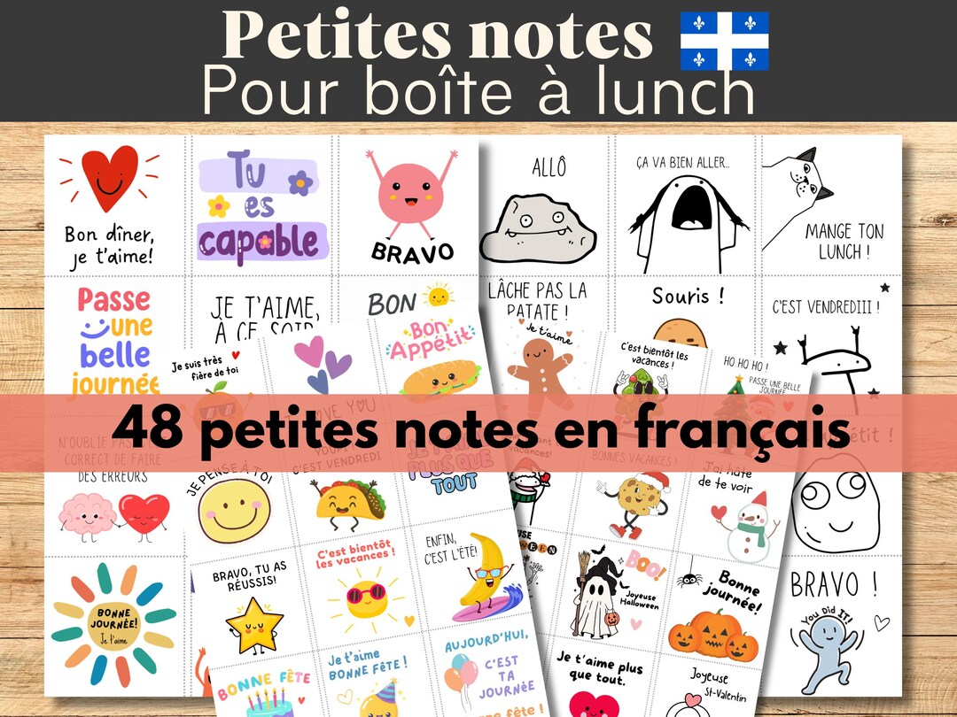 Lunchbox Notes, Positive Messages, Motivation for School, Printable ...
