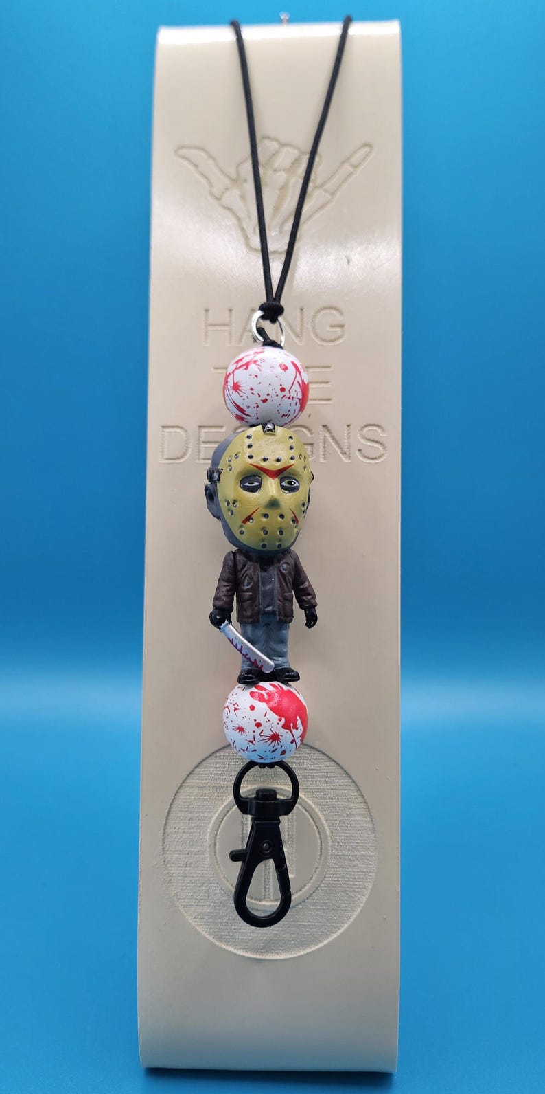 Friday 13th Jason Voorhees Figurine Car Charm Hanger Horror / Halloween ...