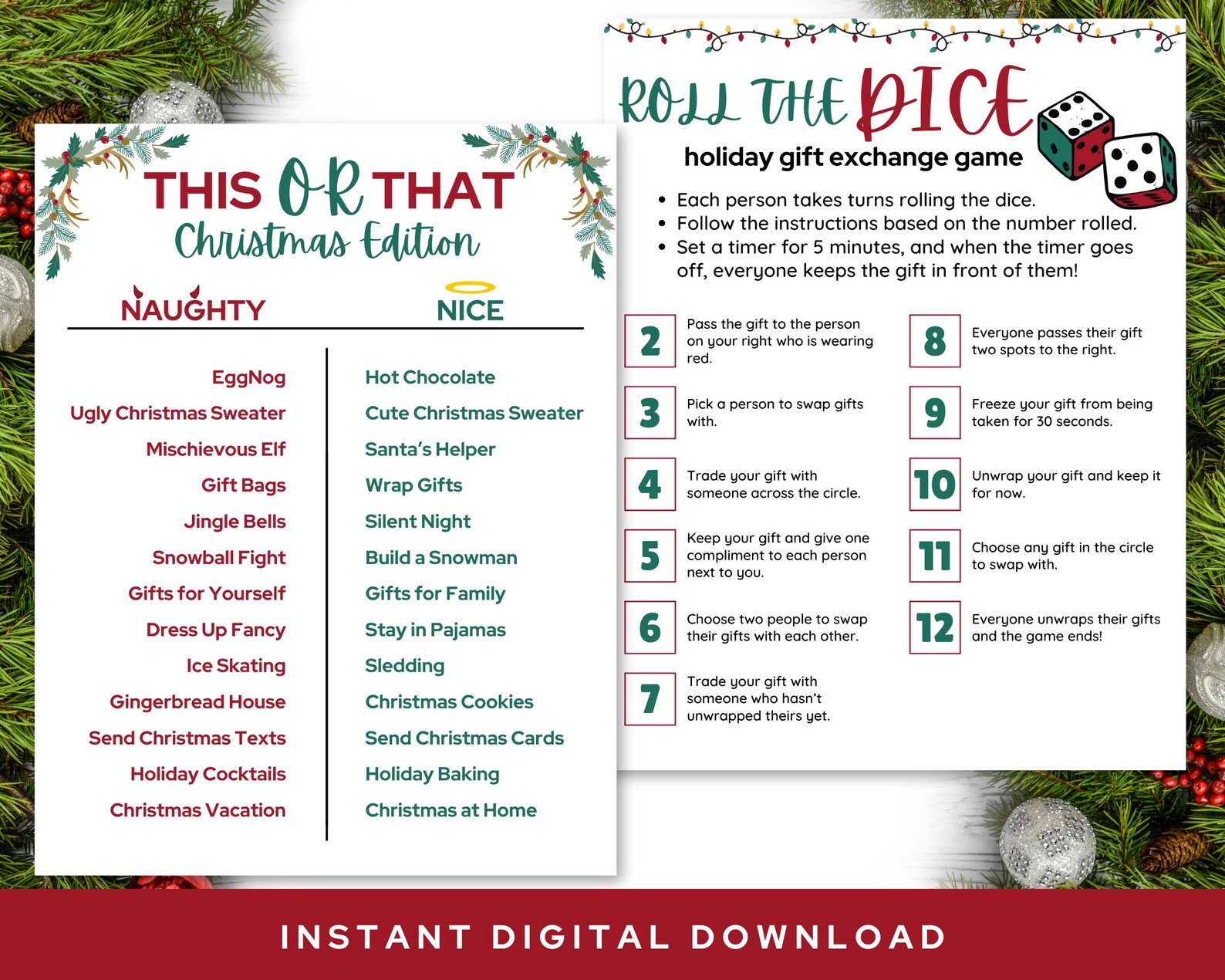 Printable Office Christmas Game Bundle | Christmas Employee Games ...