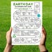 Earth Day Scavenger Hunt for Kids, Printable Earth Day Scavenger Hunt ...