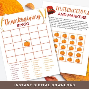 Thanksgiving Printable Game Bundle | Thanksgiving Game Night for Family ...