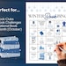 Printable Winter Book Bingo | Winter Book Tracker | Book Club Game ...