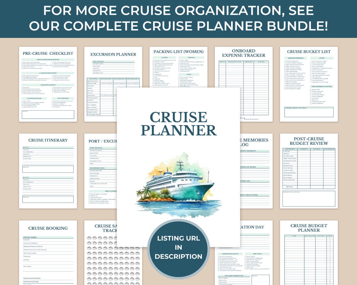 Pre-cruise Checklist, Cruise Essentials, Cruise Packing Checklist ...