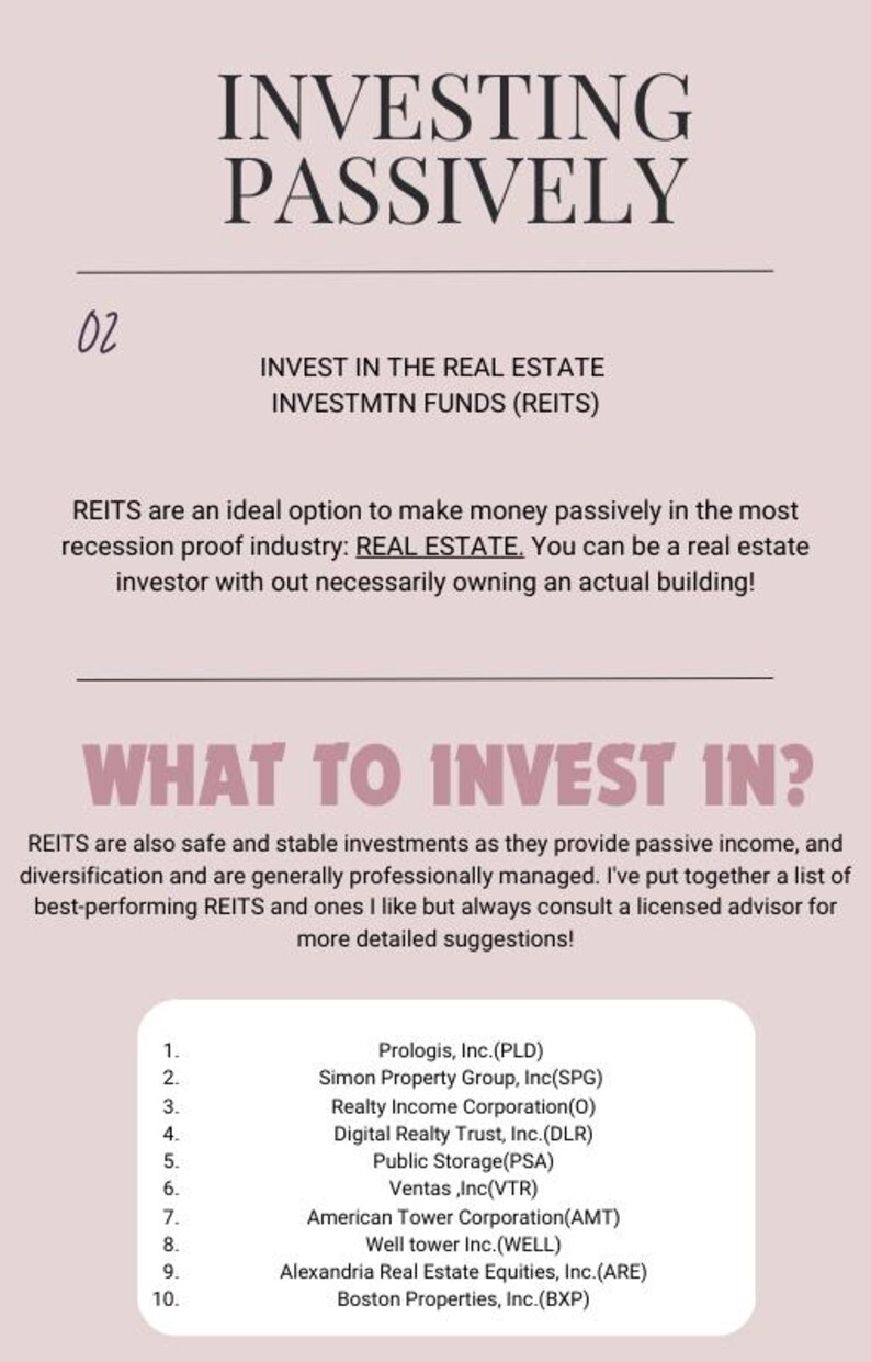 Passive PROFITS 31 Ways to Make Passive Income - Etsy