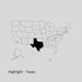 States of USA | Outline, Solid, Highlight | PNG, SVG Formats - Etsy