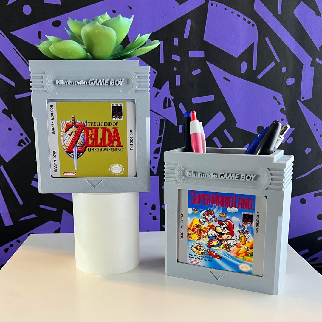 Retro Gameboy Inspired Pen and Pencil Holder | Marker Holder | Desk ...