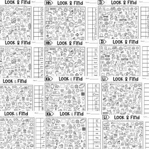 70 Pages-look & Find Hidden Picture Puzzle: Printable Activity (instant ...