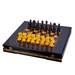 Large Luxury Amber Chess Set in Oak Casket-board With Large Amber Chess ...