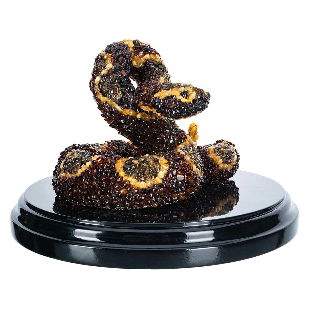 Figurine Snake is the Symbol of the Year 2025, Amber Sculpture ...