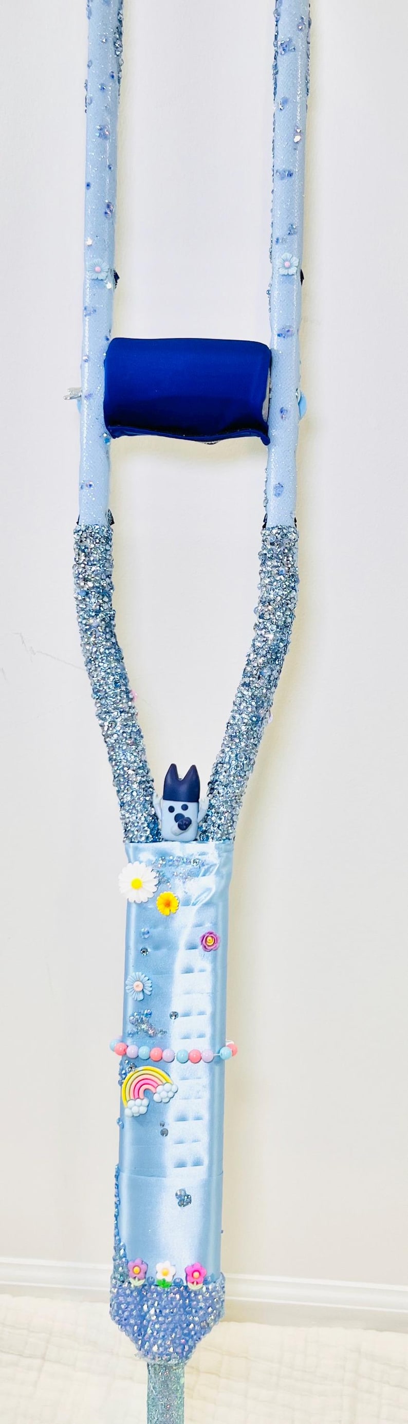 Bluey in Motion Crutches: Handcrafted Colorful Mobility Aid - Etsy