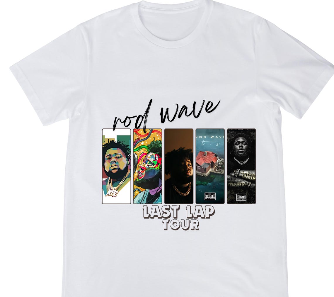 Rod Wave T-shirt Design, Digital Download, Last Lap Tour, Png, Rod Wave ...