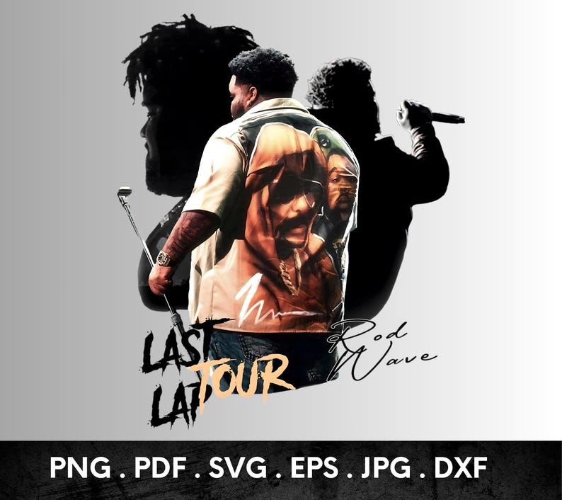 Rod Wave Last Lap Png, Rod Wave Concert Png, Rod Wave Shirt Design ...