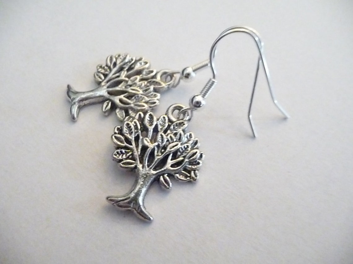 Tibetan Silver Tree Charms - Etsy