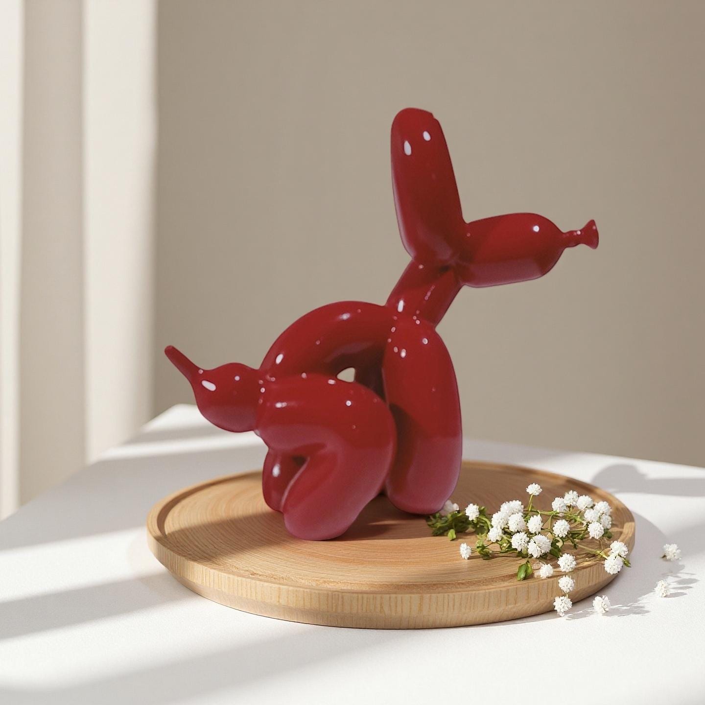Balloon Dog Statue Pooping Dog Poop Sculpture Animal Figurines Home ...