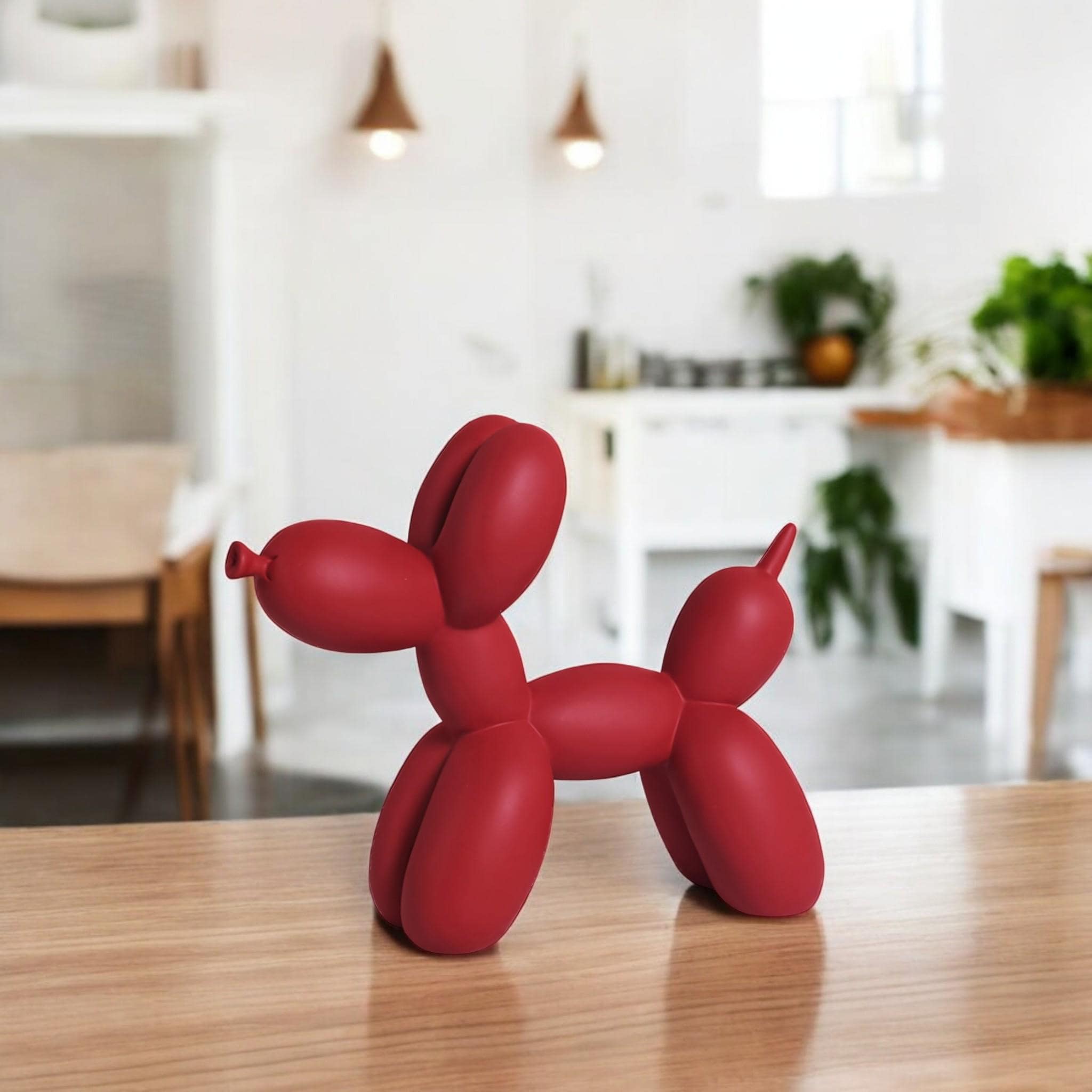 Balloon Dog Figurine Animal Sculpture Home Decoration Accessories for ...