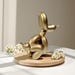 Balloon Dog Statue Pooping Dog Poop Sculpture Animal Figurines Home ...