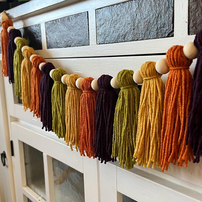 Yarn Garland - Etsy