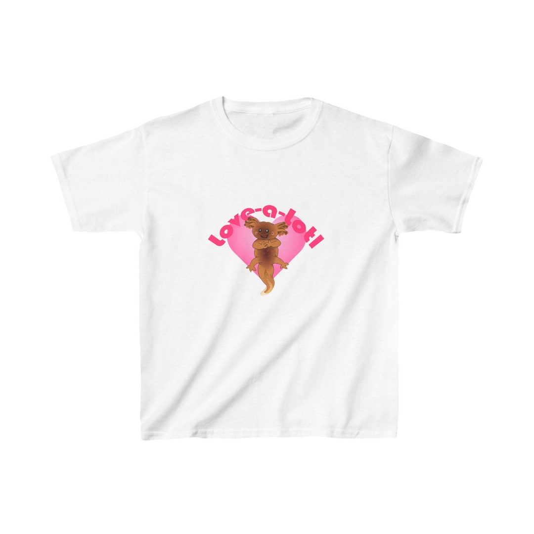 Axolotl Copper Morph Love-a-lotl Kids Heavy Cotton™ Tee - Artist Custom ...