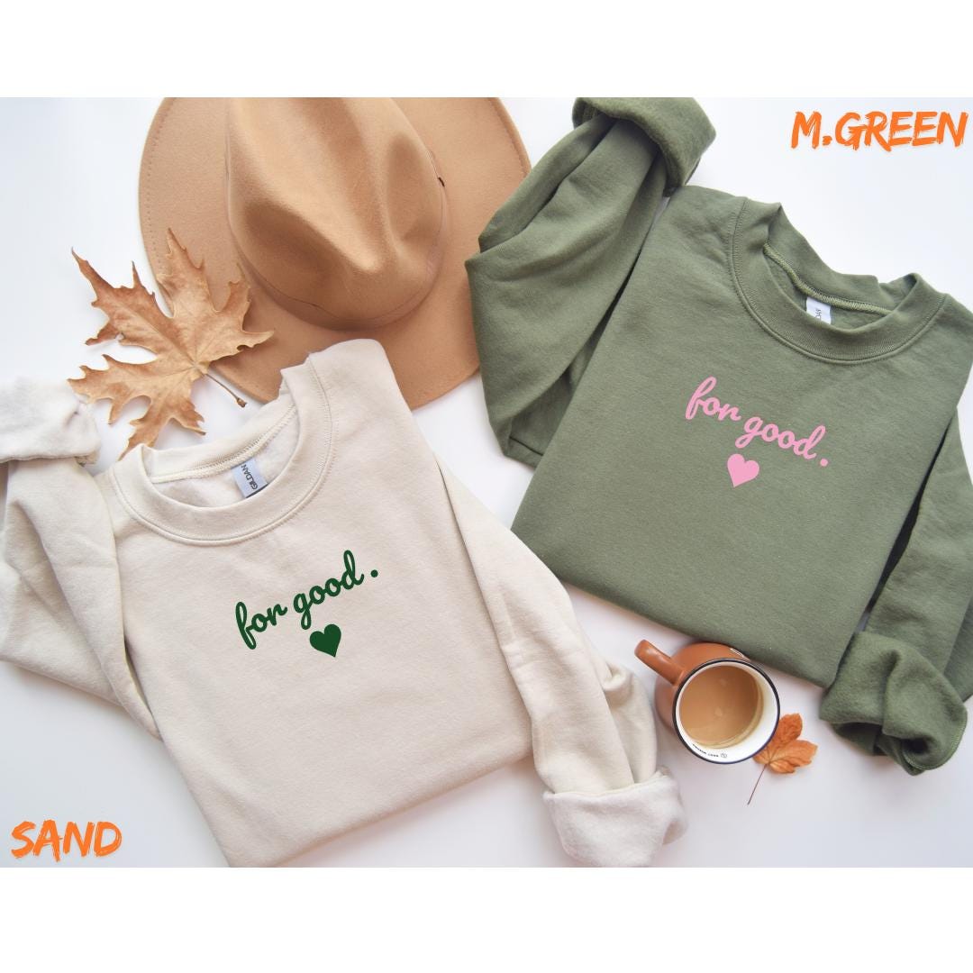 For Good Wicked Inspired Crewneck Sweater, Wicked Defy Gravity ...