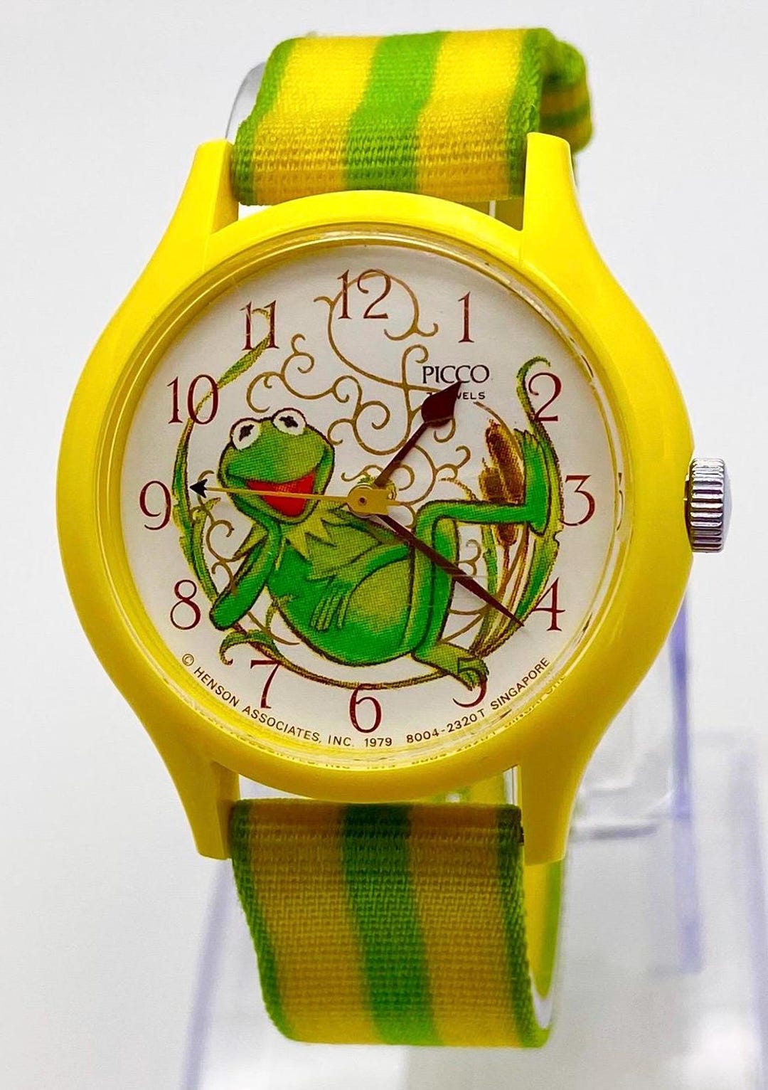 Vintage 1979 Picco Kermit the Frog Manual Wind Watch - Etsy
