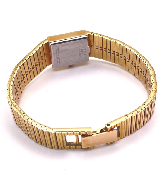 1990s Vintage Swiss LOUIS BERNET Quartz WristWatch Go… - Gem