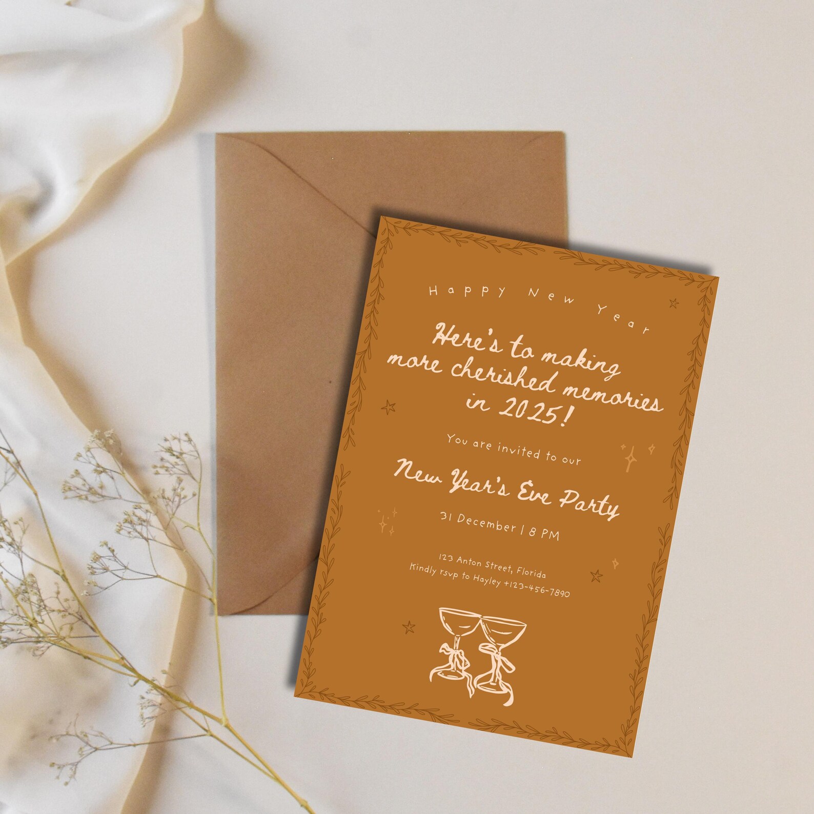 NYE Party Invite | New Years Png | Let's Party Invite, to Celebrate NYE ...