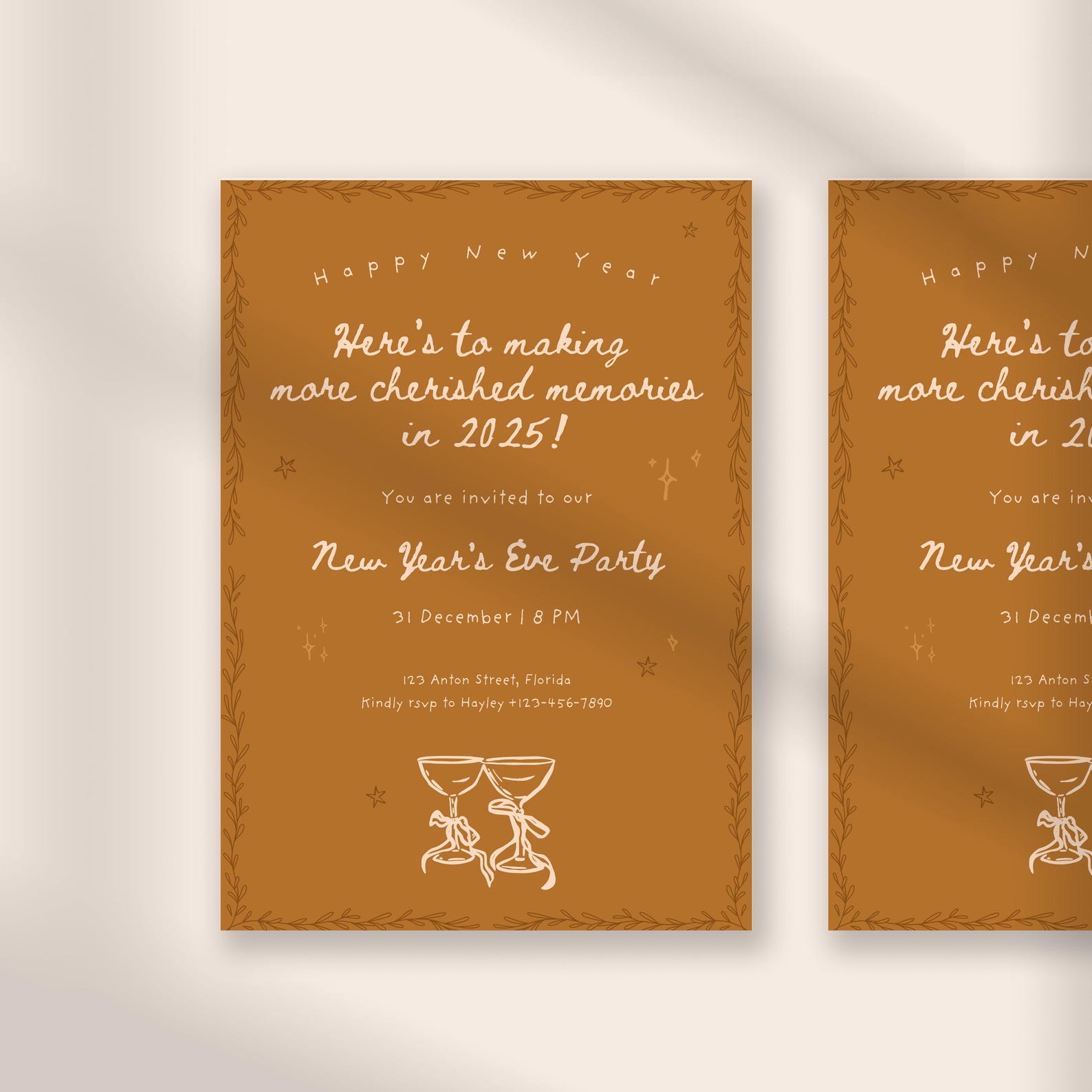 NYE Party Invite | New Years Png | Let's Party Invite, to Celebrate NYE ...