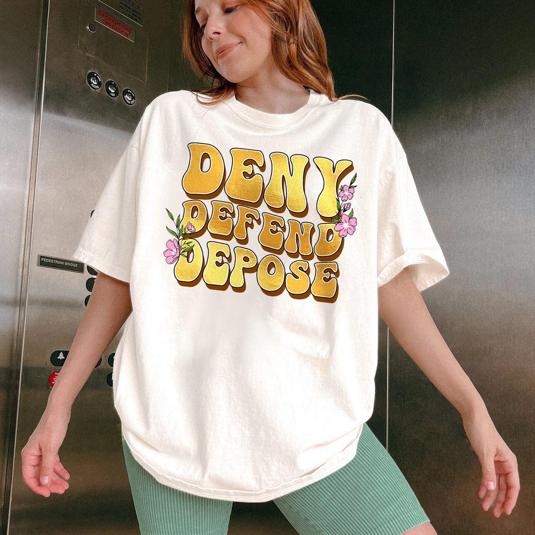 Deny Defend Depose Png for Shirt, Eat the Rich, Healthcare Reform ...