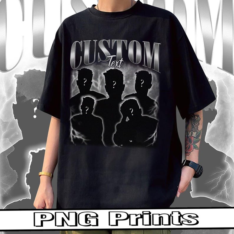 Custom Bootleg PNG, Custom Photo - Vintage Graphic 90s Shirt Download ...