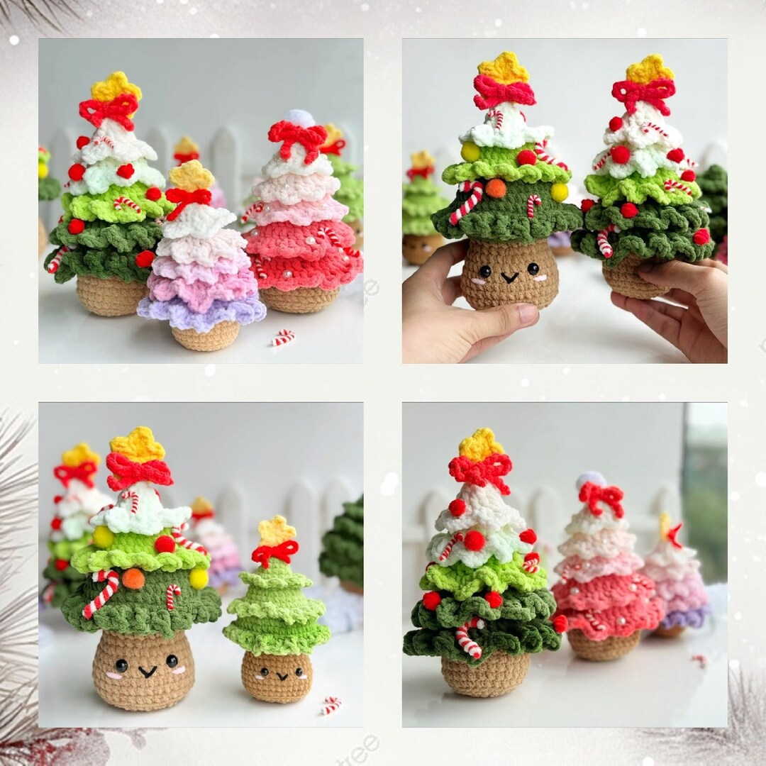 Pine Tree Crochet Pattern, Amigurumi Pine Tree Crochet Patterns ...
