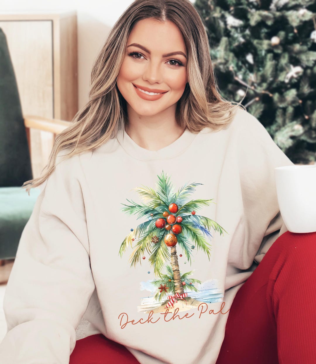 Deck the Palms Palm Tree Christmas PNG Beach Christmas Tree PNG ...