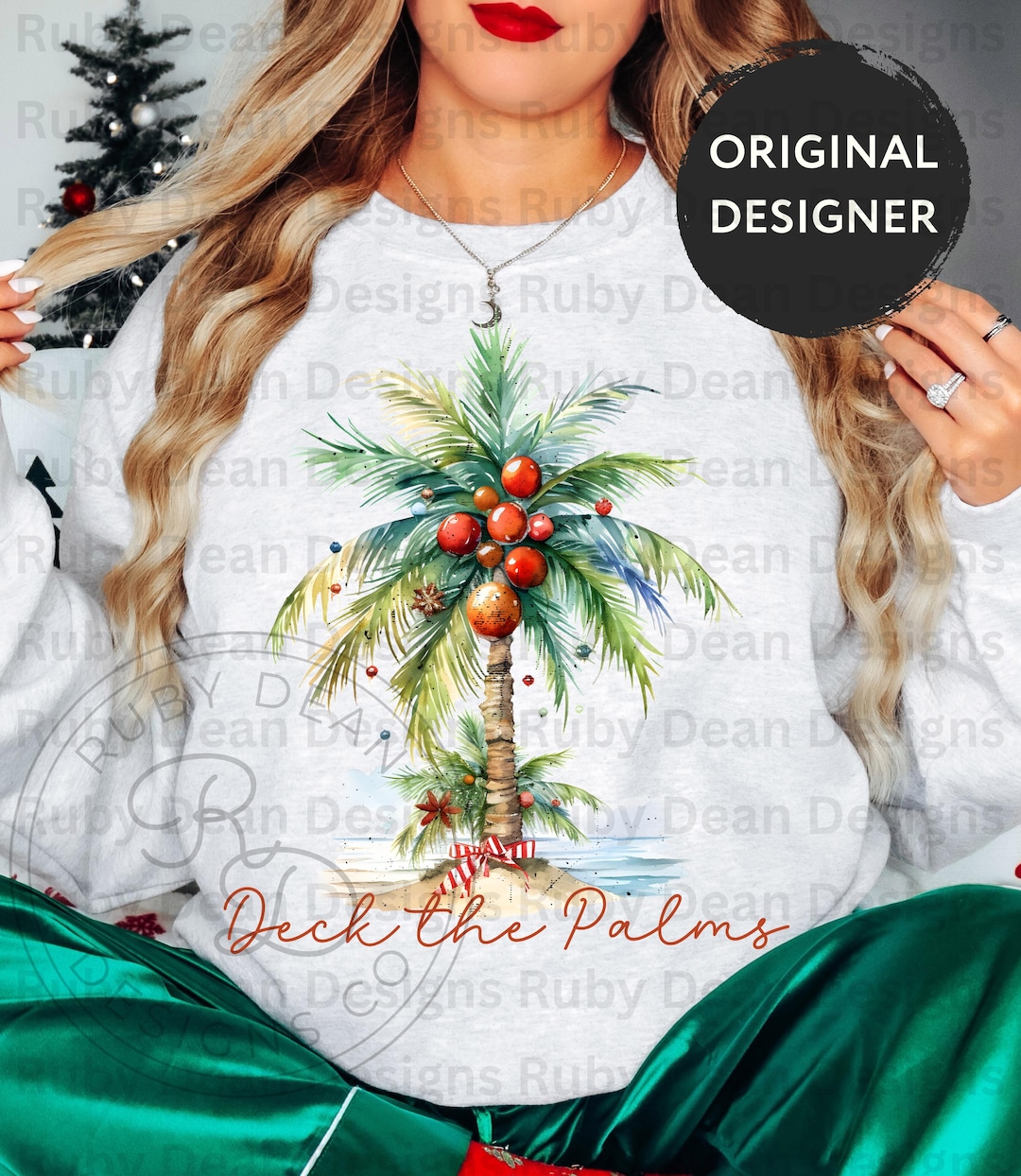 Deck the Palms Palm Tree Christmas PNG * Beach Christmas Tree PNG ...
