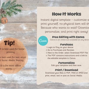 Thanksgiving Menu Digital Template Printable With Free Recipe Book ...