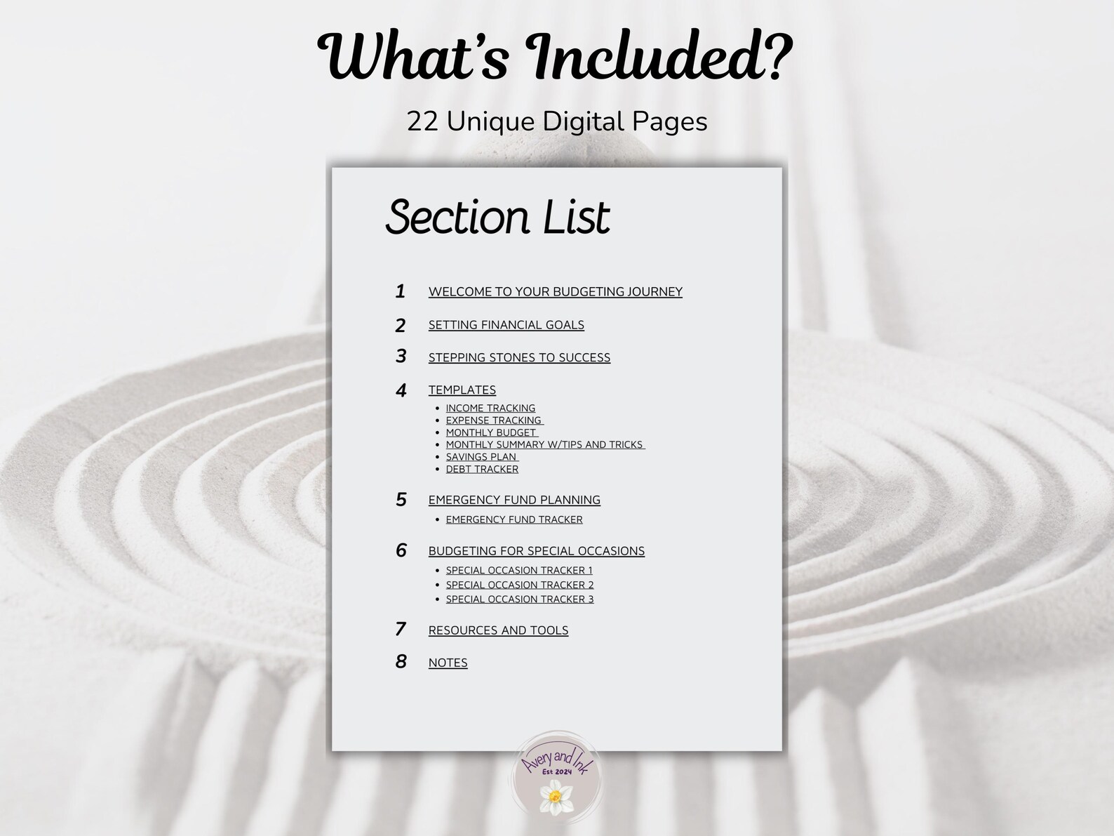 Budget Organizer Printable Workbook – Plan and Track Bills, Expenses ...