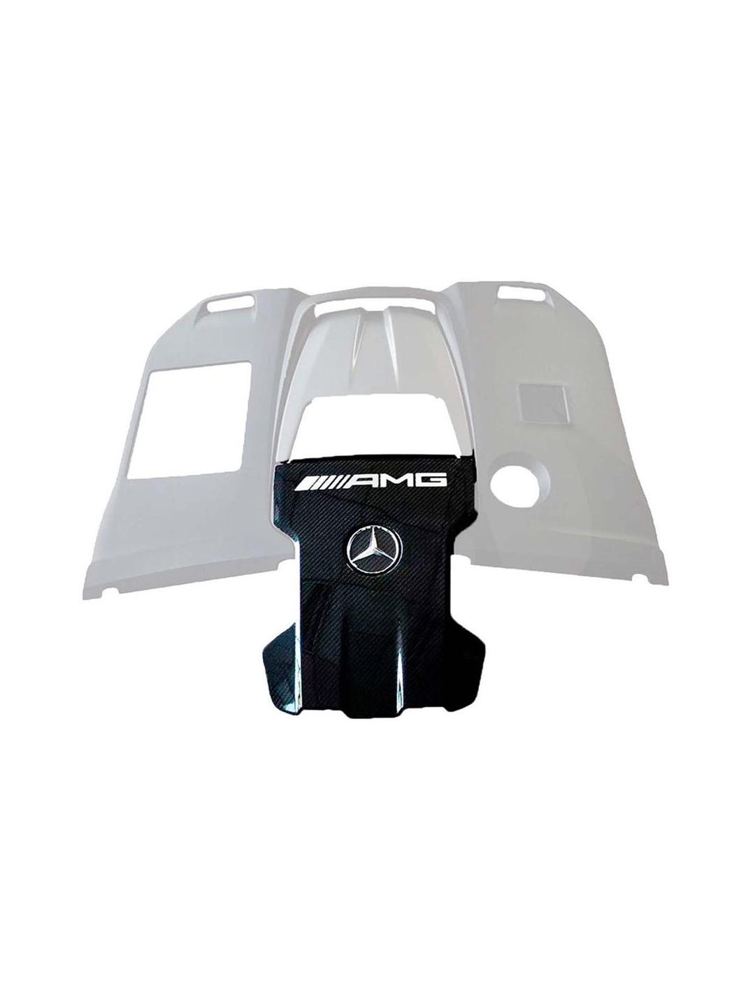 W463A Carbon Fiber AMG Engine Cover Central Part for AMG Mercedes-benz ...