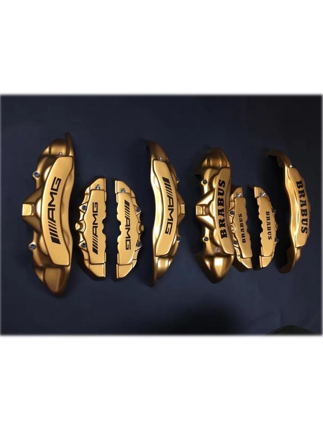 Fiberglass Gold AMG Style Brake Caliper Covers for Mercedes-benz G ...