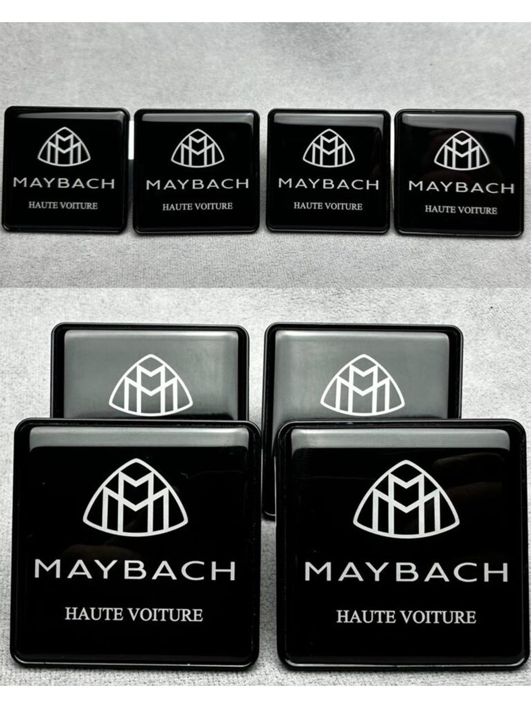 Seat Metal Emblem Mercedes Maybach Haute Voiture Black Brabus Style ...