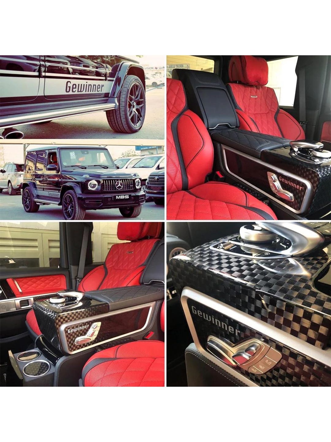 W463A Separate Multicontour Rear Seats With Central Multifunctional ...