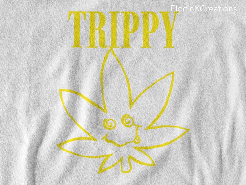 Trippy Leaf PNG | Psychedelic Smile Design | Trippy Art Graphic ...
