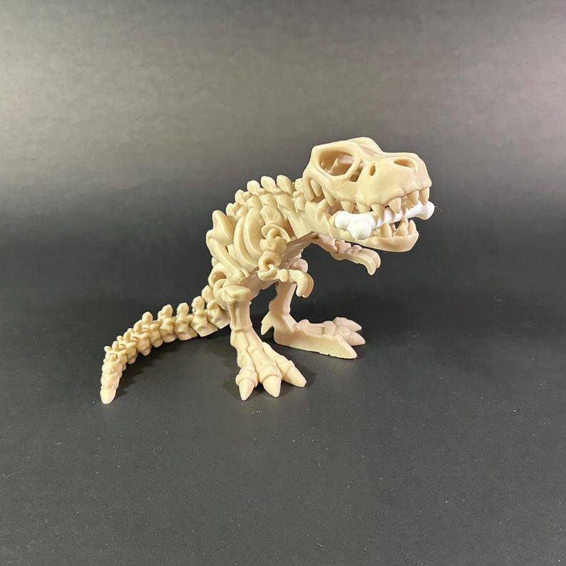 Flexi Skeleton T-rex Dinosaur (3D Printed) - Etsy