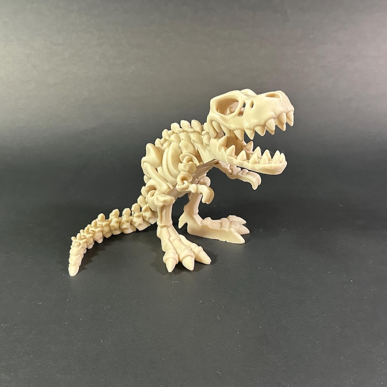 Flexi Skeleton T-rex Dinosaur (3D Printed) - Etsy
