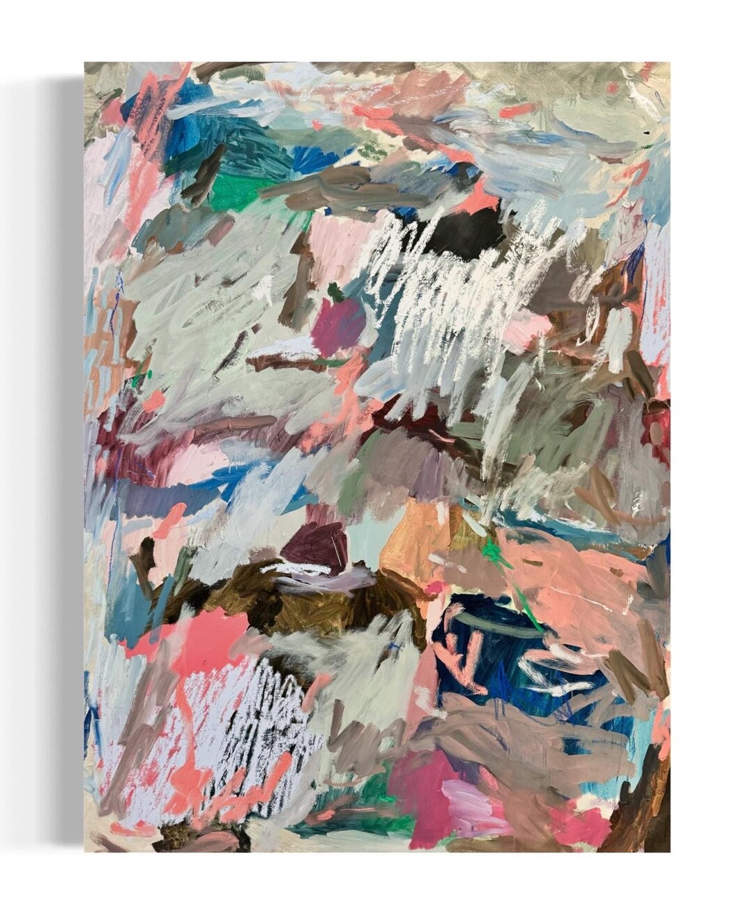 Seaside Abstract, 43x58" Original Oil Painting - Etsy