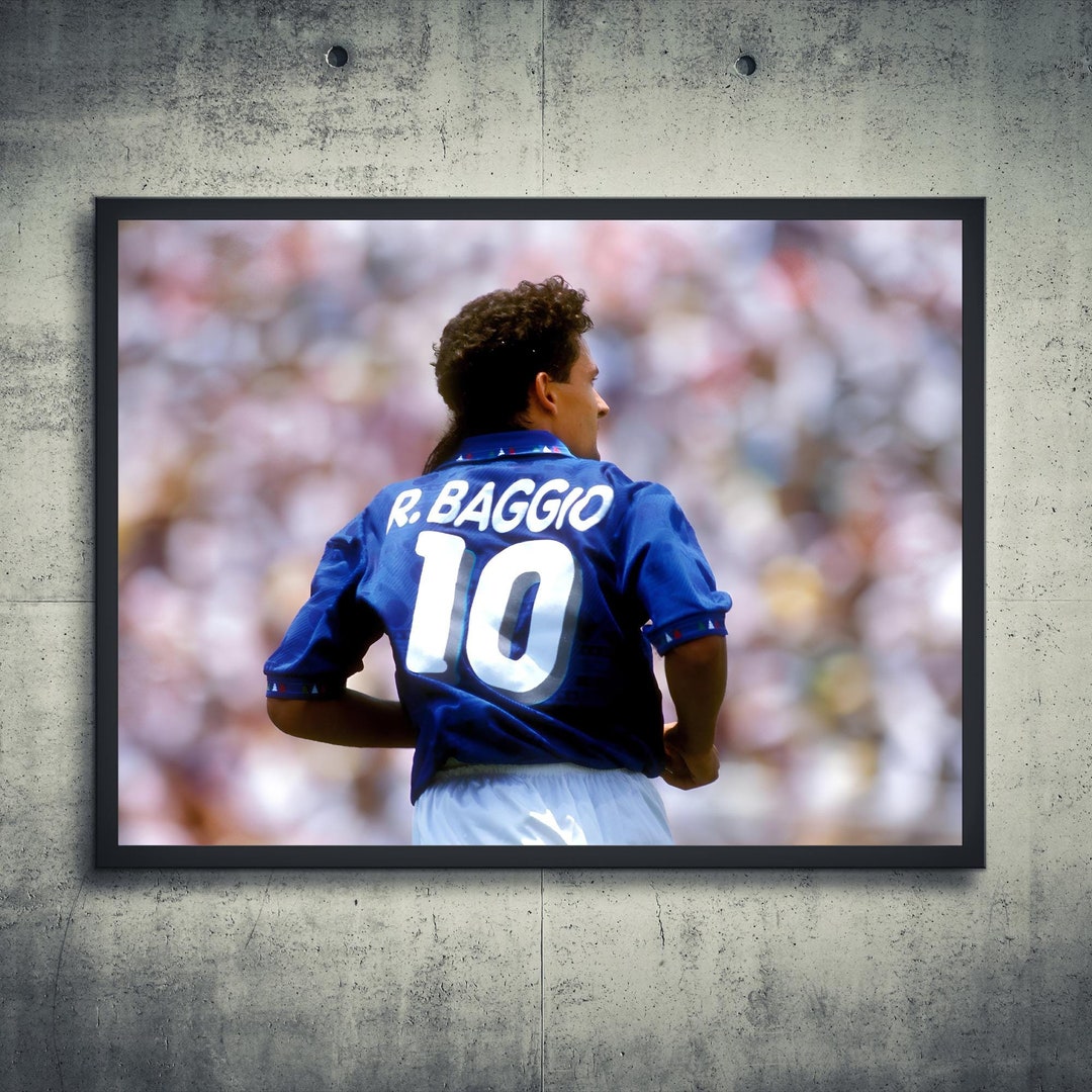 Roberto Baggio Poster Digital Download Printable Wall Art Roberto ...