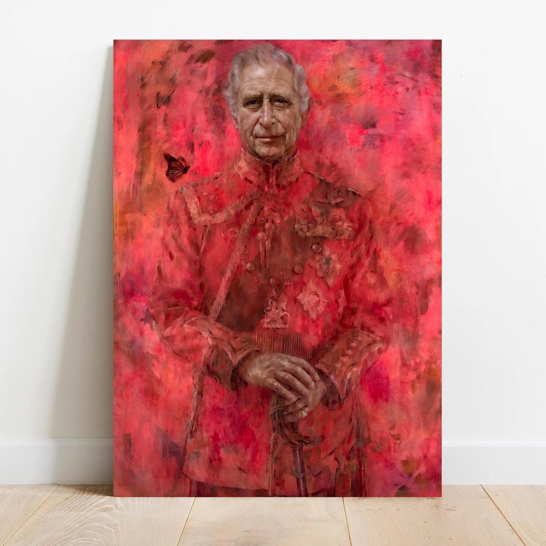 King Charles III Official Portrait Digital Download Printable Wall Art ...