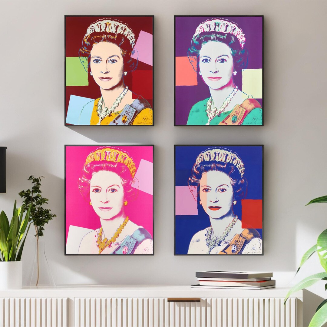 Reigning Queens Andy Warhol Digital Download Printable Wall Art Set of ...